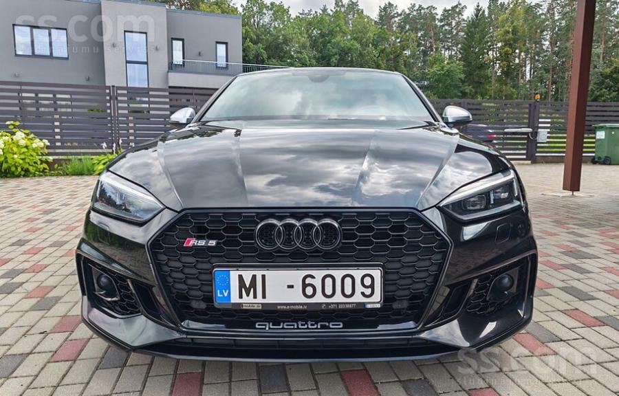 Melns Audi RS5 2019 Rīga, ar dzinēja tilpumu 2.90 L un nobraukumu 82 tūkst. km par 43000 €, foto 3 vietnē AUTOMOTO.COM.LV