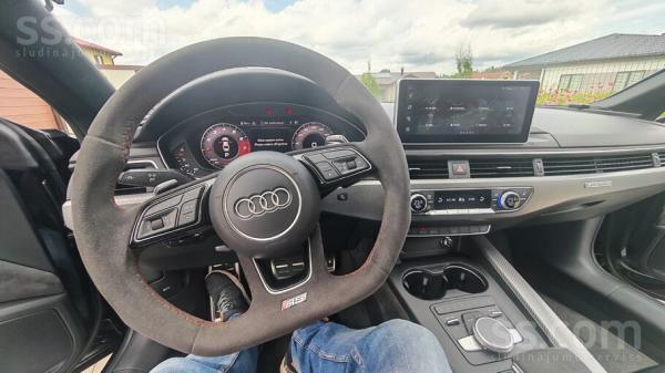 Black Audi RS5 2019 in Riga, with an engine capacity of 2.90 L and mileage of 82 thousand km for 43000 €, photo 7 on AUTOMOTO.COM.LV