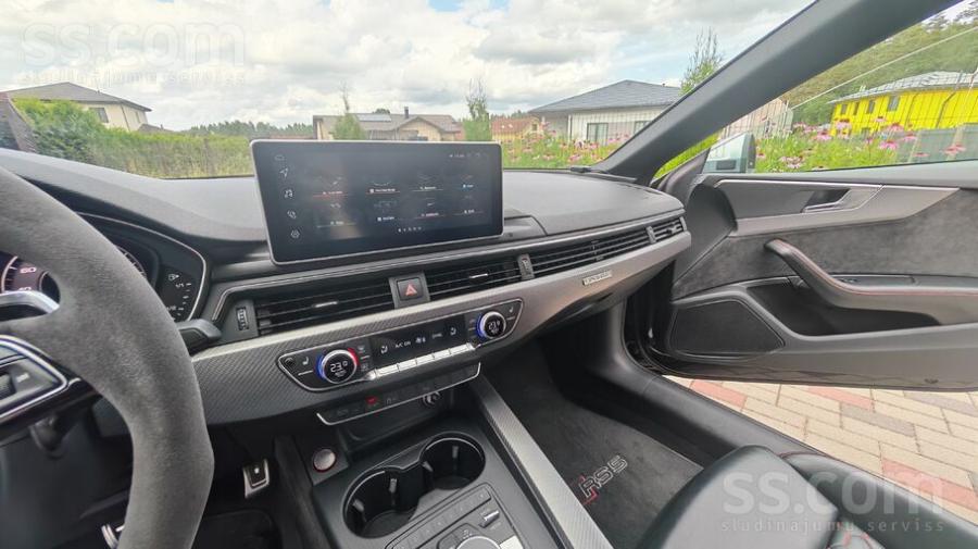 Melns Audi RS5 2019 Rīga, ar dzinēja tilpumu 2.90 L un nobraukumu 82 tūkst. km par 43000 €, foto 9 vietnē AUTOMOTO.COM.LV