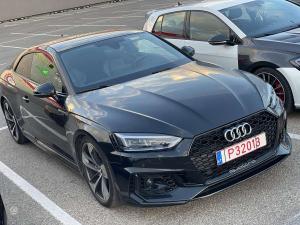 Black Audi RS5 2019 in Kaunas, with an engine capacity of 2.89 L and mileage of 98 thousand km for 42499 €, photo  on AUTOMOTO.COM.LV