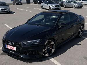 Black Audi RS5 2019 in Kaunas, with an engine capacity of 2.89 L and mileage of 98 thousand km for 42499 €, photo 3 on AUTOMOTO.COM.LV