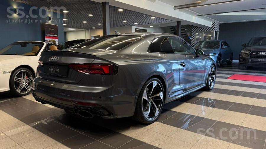 Grey Audi RS5 2017 in Riga, with an engine capacity of 2.90 L and mileage of 57 thousand km for 49000 €, photo 3 on AUTOMOTO.COM.LV
