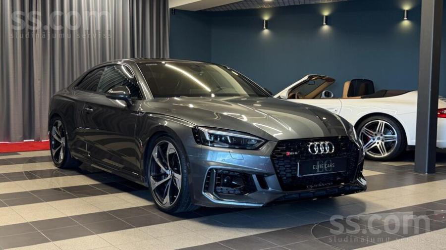 Grey Audi RS5 2017 in Riga, with an engine capacity of 2.90 L and mileage of 57 thousand km for 49000 €, photo 6 on AUTOMOTO.COM.LV