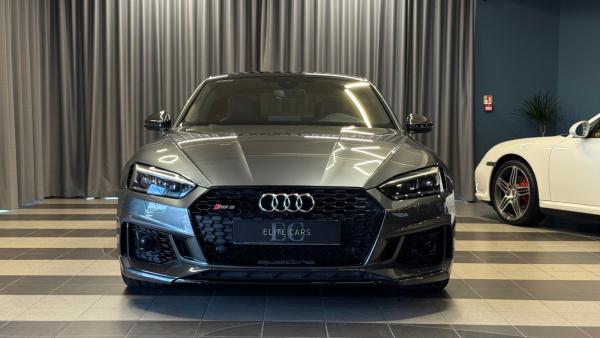 Grey Audi RS5 2017 in Riga, with an engine capacity of 2.90 L and mileage of 57 thousand km for 49000 €, photo 2 on AUTOMOTO.COM.LV