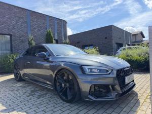 Grey Audi RS5 2018 in Kaunas, with an engine capacity of 2.89 L and mileage of 79 thousand km for 35500 €, photo 3 on AUTOMOTO.COM.LV