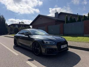 Grey Audi RS5 2018 in Kaunas, with an engine capacity of 2.89 L and mileage of 79 thousand km for 35500 €, photo 5 on AUTOMOTO.COM.LV