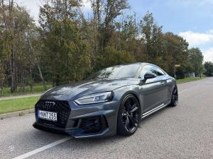 Grey Audi RS5 2018 in Kaunas, with an engine capacity of 2.89 L and mileage of 79 thousand km for 35500 €, photo 6 on AUTOMOTO.COM.LV