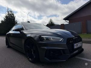Grey Audi RS5 2018 in Kaunas, with an engine capacity of 2.89 L and mileage of 79 thousand km for 35500 €, photo 11 on AUTOMOTO.COM.LV