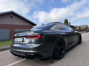 Grey Audi RS5 2018 in Kaunas, with an engine capacity of 2.89 L and mileage of 79 thousand km for 35500 €, photo 14 on AUTOMOTO.COM.LV