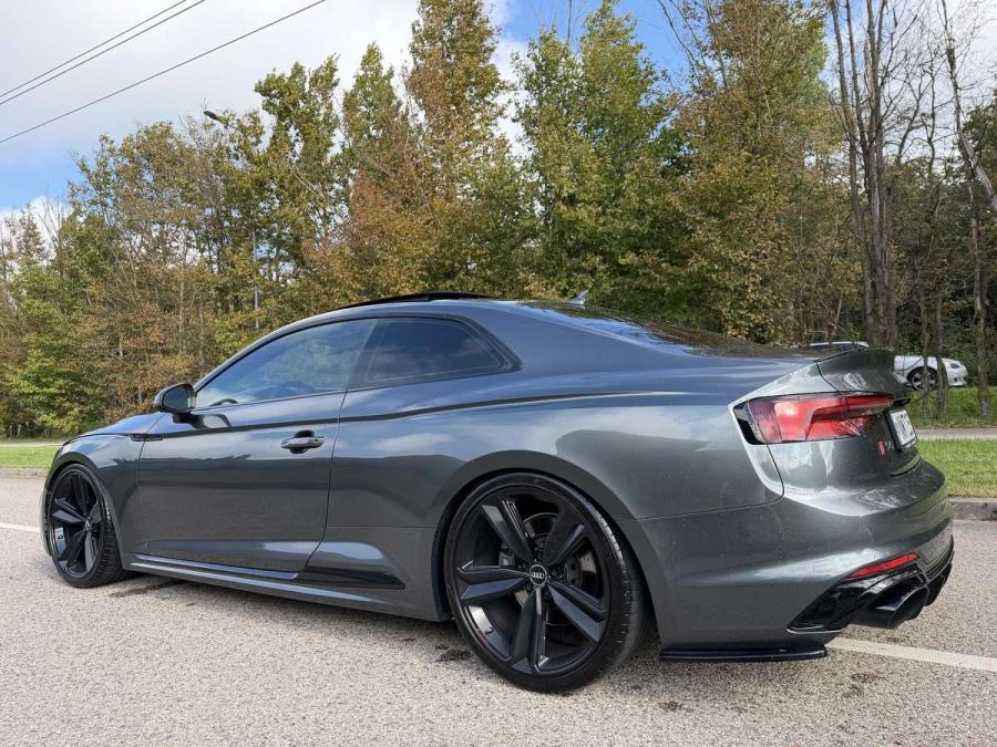 Grey Audi RS5 2018 in Kaunas, with an engine capacity of 2.89 L and mileage of 79 thousand km for 35500 €, photo 16 on AUTOMOTO.COM.LV