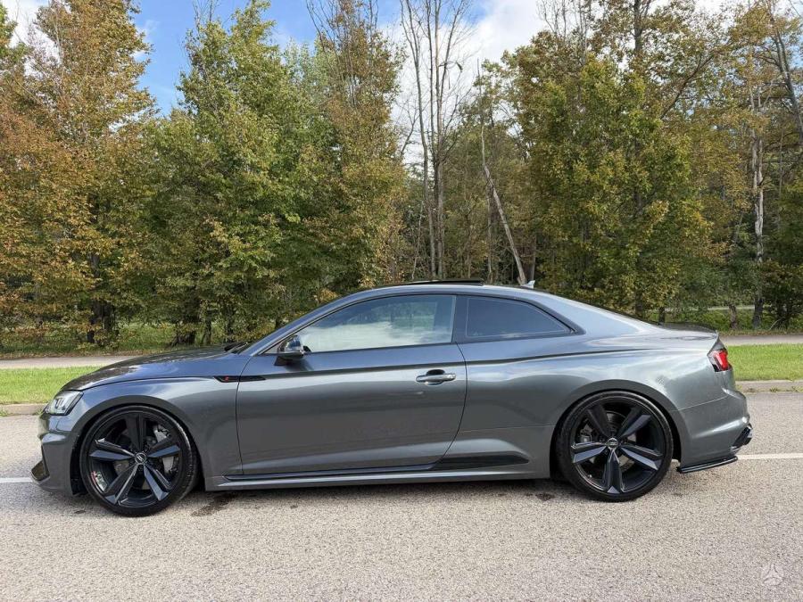 Grey Audi RS5 2018 in Kaunas, with an engine capacity of 2.89 L and mileage of 79 thousand km for 35500 €, photo 17 on AUTOMOTO.COM.LV