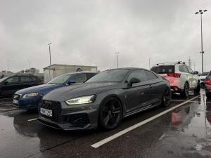 Grey Audi RS5 2018 in Kaunas, with an engine capacity of 2.89 L and mileage of 79 thousand km for 35500 €, photo 46 on AUTOMOTO.COM.LV