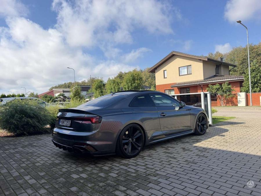 Grey Audi RS5 2018 in Kaunas, with an engine capacity of 2.89 L and mileage of 79 thousand km for 35500 €, photo 48 on AUTOMOTO.COM.LV