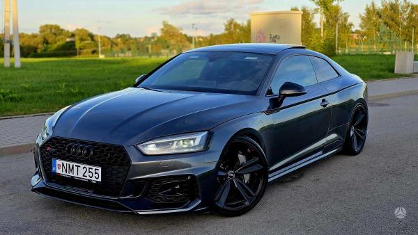 Audi RS5 2018 Šauļi vietnē Pelēks Audi RS5 2018 Šauļi, ar dzinēja tilpumu 2.89 L un nobraukumu 81 tūkst. km par 38800 €, foto 1 vietnē AUTOMOTO.COM.LV