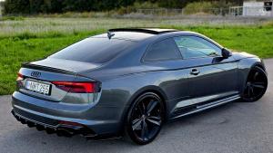 Pelēks Audi RS5 2018 Šauļi, ar dzinēja tilpumu 2.89 L un nobraukumu 81 tūkst. km par 38800 €, foto 4 vietnē AUTOMOTO.COM.LV