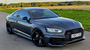 Pelēks Audi RS5 2018 Šauļi, ar dzinēja tilpumu 2.89 L un nobraukumu 81 tūkst. km par 38800 €, foto 5 vietnē AUTOMOTO.COM.LV