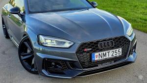 Pelēks Audi RS5 2018 Šauļi, ar dzinēja tilpumu 2.89 L un nobraukumu 81 tūkst. km par 38800 €, foto 6 vietnē AUTOMOTO.COM.LV