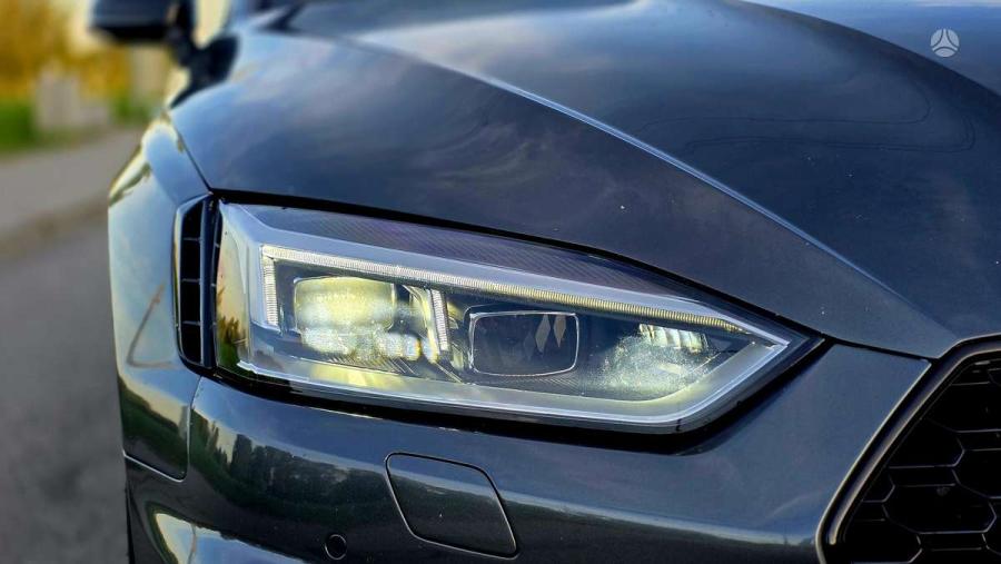 Pelēks Audi RS5 2018 Šauļi, ar dzinēja tilpumu 2.89 L un nobraukumu 81 tūkst. km par 38800 €, foto 10 vietnē AUTOMOTO.COM.LV