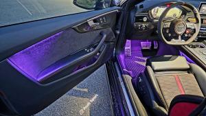 Pelēks Audi RS5 2018 Šauļi, ar dzinēja tilpumu 2.89 L un nobraukumu 81 tūkst. km par 38800 €, foto 32 vietnē AUTOMOTO.COM.LV