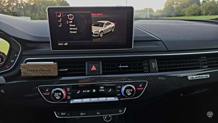 Pelēks Audi RS5 2018 Šauļi, ar dzinēja tilpumu 2.89 L un nobraukumu 81 tūkst. km par 38800 €, foto 47 vietnē AUTOMOTO.COM.LV
