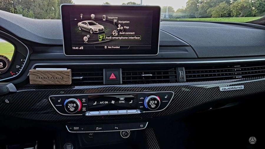 Pelēks Audi RS5 2018 Šauļi, ar dzinēja tilpumu 2.89 L un nobraukumu 81 tūkst. km par 38800 €, foto 50 vietnē AUTOMOTO.COM.LV