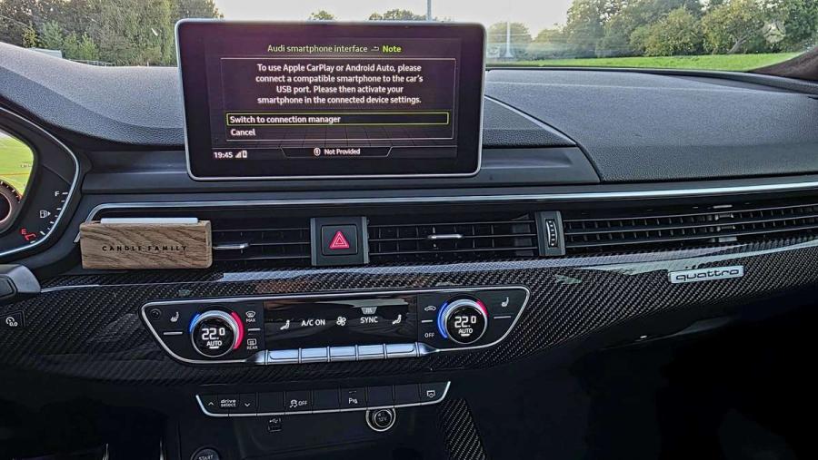 Pelēks Audi RS5 2018 Šauļi, ar dzinēja tilpumu 2.89 L un nobraukumu 81 tūkst. km par 38800 €, foto 51 vietnē AUTOMOTO.COM.LV