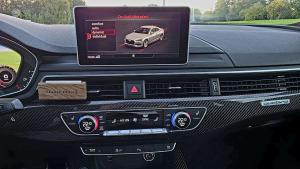 Grey Audi RS5 2018 in Siauliai, with an engine capacity of 2.89 L and mileage of 81 thousand km for 38500 €, photo 42 on AUTOMOTO.COM.LV