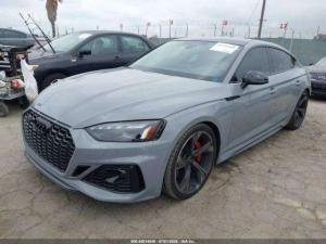 Grey Audi RS5 2022 in Klaipeda, with an engine capacity of 2.90 L and mileage of 47 thousand km for 30000 €, photo 3 on AUTOMOTO.COM.LV