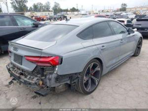 Grey Audi RS5 2022 in Klaipeda, with an engine capacity of 2.90 L and mileage of 47 thousand km for 30000 €, photo 5 on AUTOMOTO.COM.LV