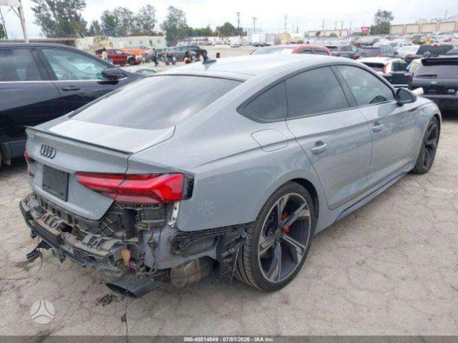 Grey Audi RS5 2022 in Klaipeda, with an engine capacity of 2.90 L and mileage of 47 thousand km for 30000 €, photo 5 on AUTOMOTO.COM.LV