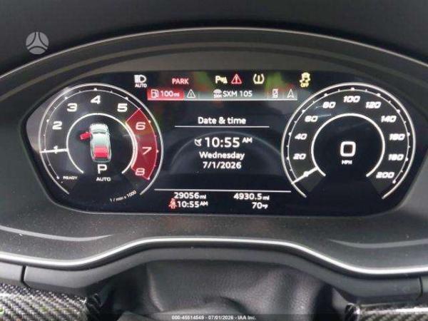 Grey Audi RS5 2022 in Klaipeda, with an engine capacity of 2.90 L and mileage of 47 thousand km for 30000 €, photo 7 on AUTOMOTO.COM.LV