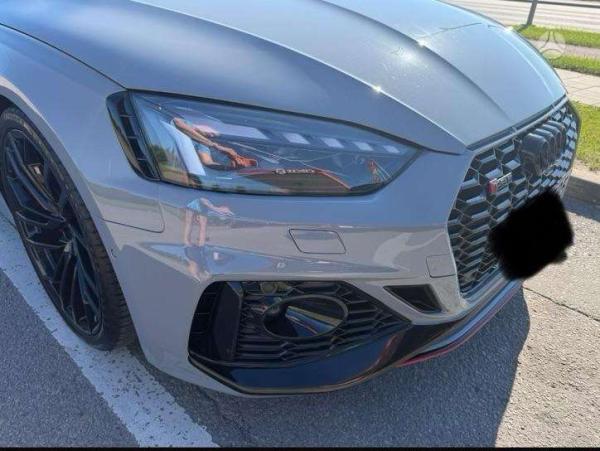 Grey Audi RS5 2023 in Kaunas, with an engine capacity of 3.00 L and mileage of 60 thousand km for 46000 €, photo 4 on AUTOMOTO.COM.LV