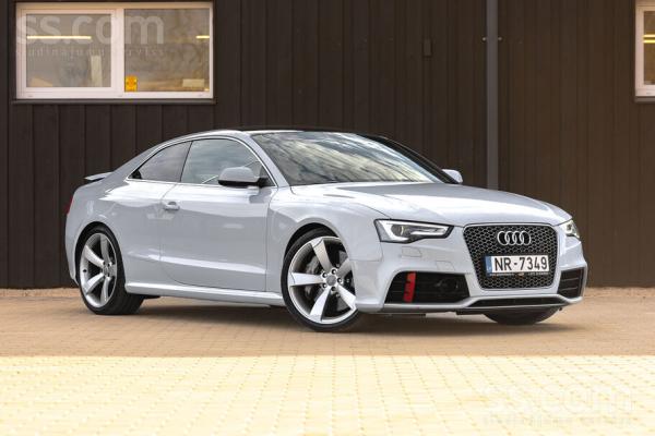 White Audi RS5 2012 in Jelgava, with an engine capacity of 4.20 L and mileage of 141 thousand km for 23400 €, photo 2 on AUTOMOTO.COM.LV