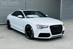 White Audi RS5 2013 in Riga, with an engine capacity of 4.20 L and mileage of 0 thousand km for 17900 €, photo  on AUTOMOTO.COM.LV