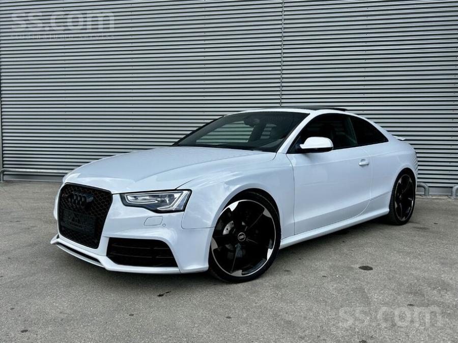 White Audi RS5 2013 in Riga, with an engine capacity of 4.20 L and mileage of 0 thousand km for 17900 €, photo 3 on AUTOMOTO.COM.LV