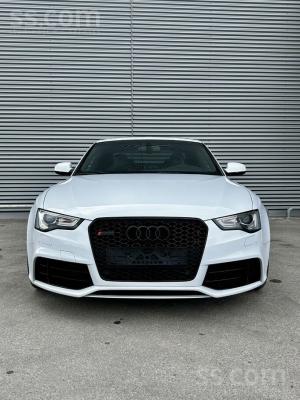 White Audi RS5 2013 in Riga, with an engine capacity of 4.20 L and mileage of 0 thousand km for 17900 €, photo 4 on AUTOMOTO.COM.LV
