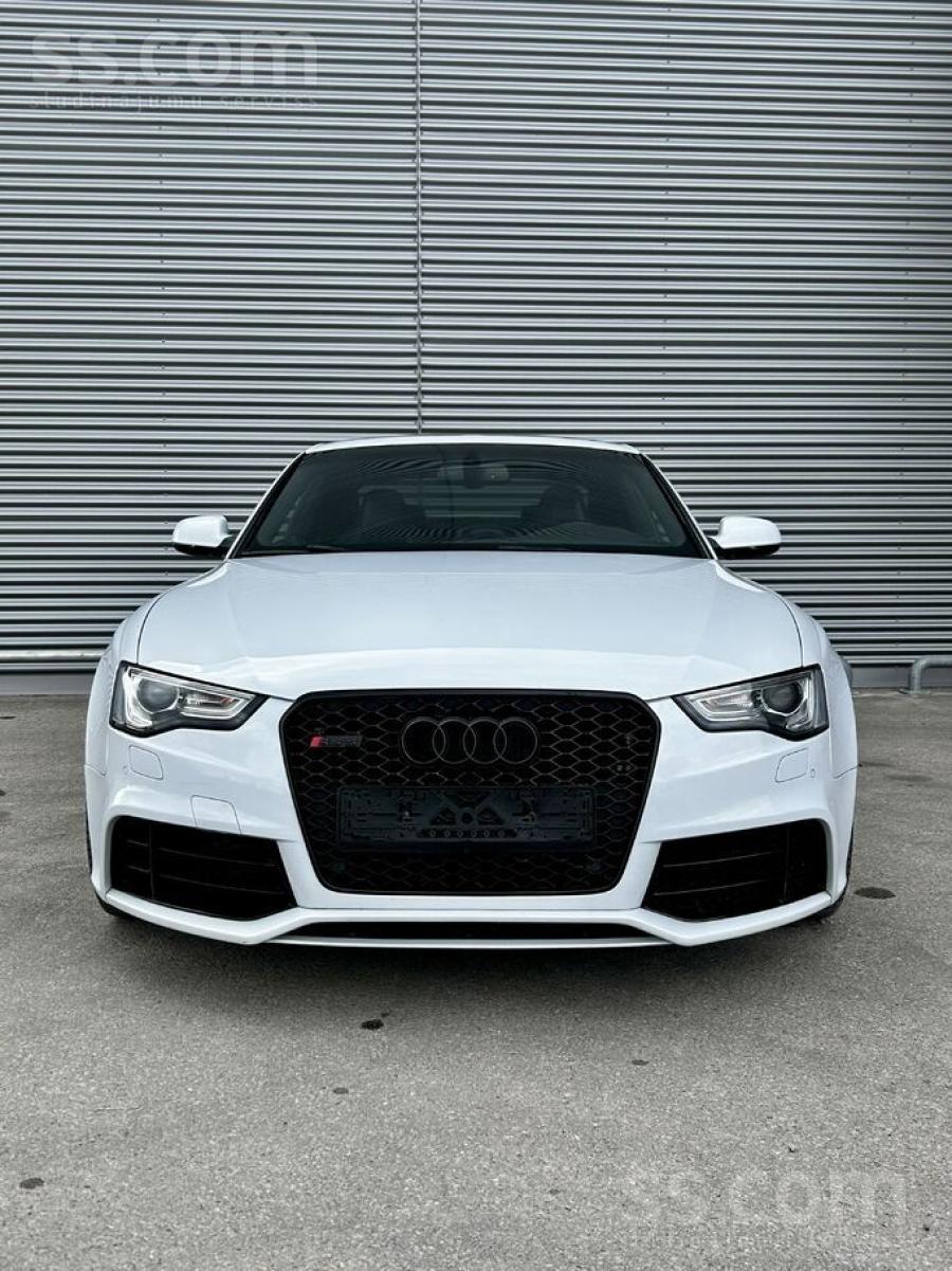 White Audi RS5 2013 in Riga, with an engine capacity of 4.20 L and mileage of 0 thousand km for 17900 €, photo 4 on AUTOMOTO.COM.LV