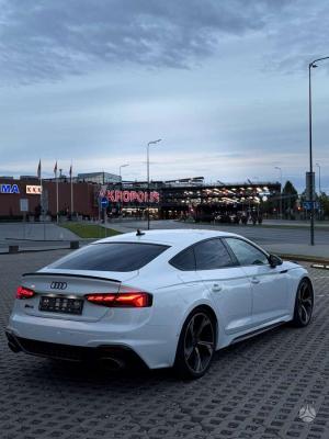 White Audi RS5 2024 in Kaunas, with an engine capacity of 2.89 L and mileage of 27 thousand km for 59500 €, photo 3 on AUTOMOTO.COM.LV