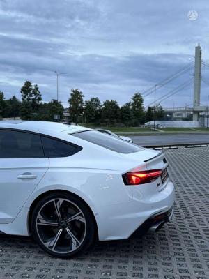 White Audi RS5 2024 in Kaunas, with an engine capacity of 2.89 L and mileage of 27 thousand km for 59500 €, photo 7 on AUTOMOTO.COM.LV