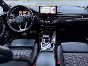 White Audi RS5 2024 in Kaunas, with an engine capacity of 2.89 L and mileage of 27 thousand km for 59500 €, photo 10 on AUTOMOTO.COM.LV