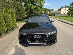 Black Audi RS6 2016 in Kaunas, with an engine capacity of 3.99 L and mileage of 210 thousand km for 42500 €, photo 3 on AUTOMOTO.COM.LV