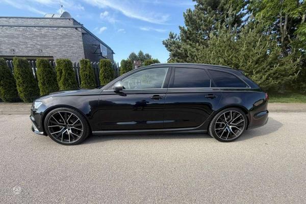 Melns Audi RS6 2016 Kauņa, ar dzinēja tilpumu 3.99 L un nobraukumu 210 tūkst. km par 42500 €, foto 5 vietnē AUTOMOTO.COM.LV