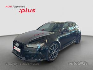 Black Audi RS6 2017 in Tallinn, with an engine capacity of 4.00 L and mileage of 121 thousand km for 49900 €, photo  on AUTOMOTO.COM.LV