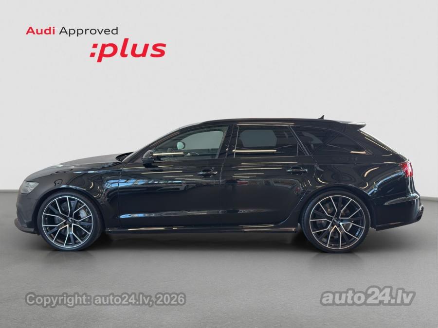 Black Audi RS6 2017 in Tallinn, with an engine capacity of 4.00 L and mileage of 121 thousand km for 49900 €, photo 3 on AUTOMOTO.COM.LV