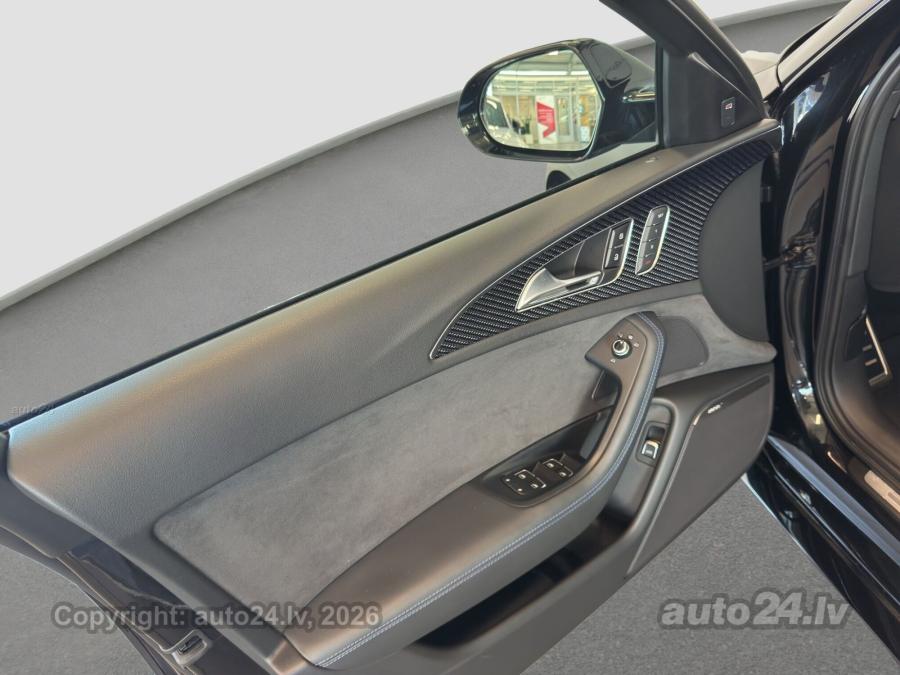 Black Audi RS6 2017 in Tallinn, with an engine capacity of 4.00 L and mileage of 121 thousand km for 49900 €, photo 8 on AUTOMOTO.COM.LV