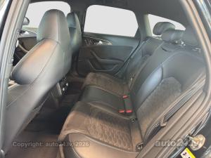 Black Audi RS6 2017 in Tallinn, with an engine capacity of 4.00 L and mileage of 121 thousand km for 49900 €, photo 9 on AUTOMOTO.COM.LV