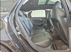 Black Audi RS6 2017 in Klaipeda, with an engine capacity of 3.99 L and mileage of 173 thousand km for 14600 €, photo 7 on AUTOMOTO.COM.LV