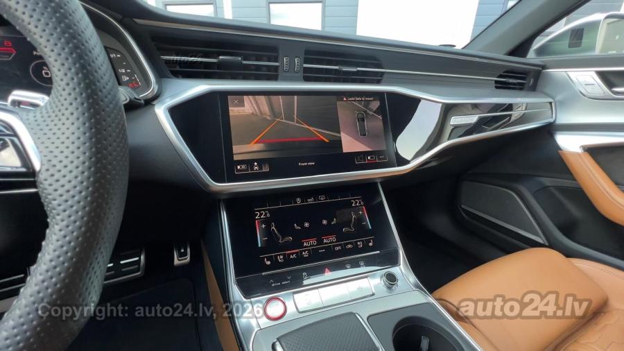 Black Audi RS6 2020 in Tallinn, with an engine capacity of 4.00 L and mileage of 146 thousand km for 79800 €, photo 10 on AUTOMOTO.COM.LV