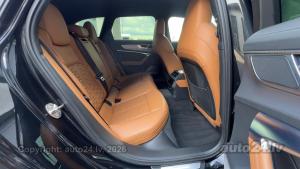 Black Audi RS6 2020 in Tallinn, with an engine capacity of 4.00 L and mileage of 146 thousand km for 79800 €, photo 16 on AUTOMOTO.COM.LV