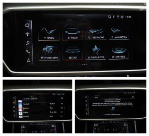 Black Audi RS6 2021 in Vilnius, with an engine capacity of 4.00 L and mileage of 104 thousand km for 75000 €, photo 22 on AUTOMOTO.COM.LV